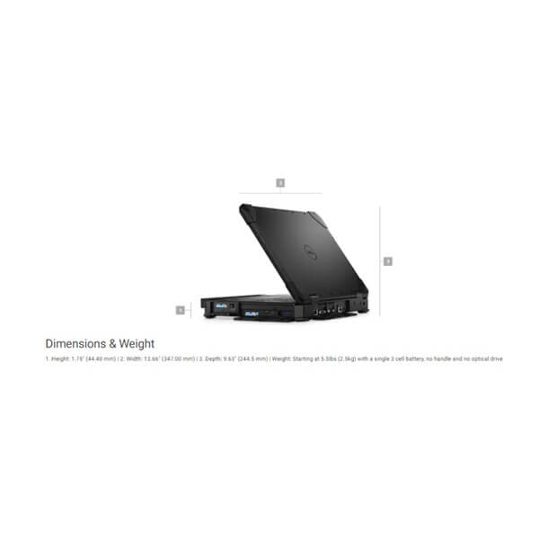 لپ ‌تاپ صنعتی و ضد ضربه دل لتیتود Dell Latitude 5424 Rugged | هانسل