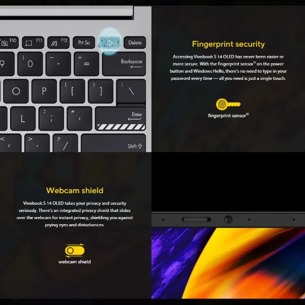 لپ تاپ ایسوس ویووبوک Asus Vivobook S 14 OLED M3402 | هانسل