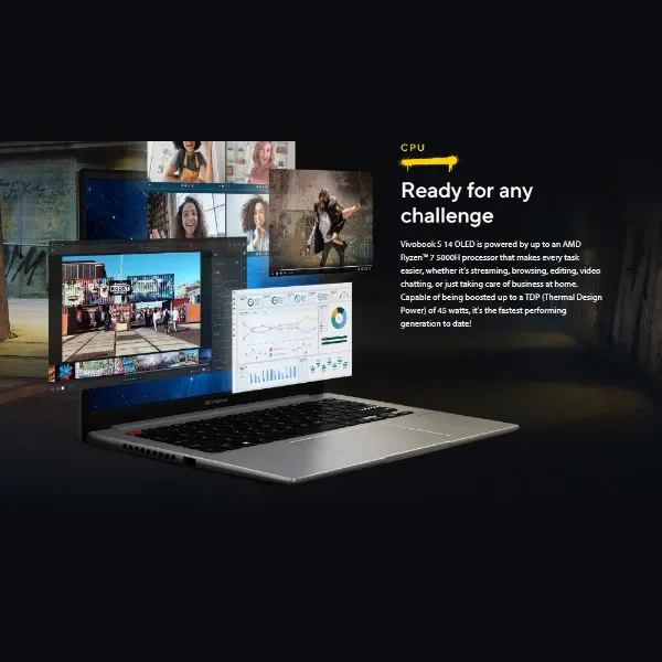 لپ تاپ ایسوس ویووبوک Asus Vivobook S 14 OLED M3402 | هانسل