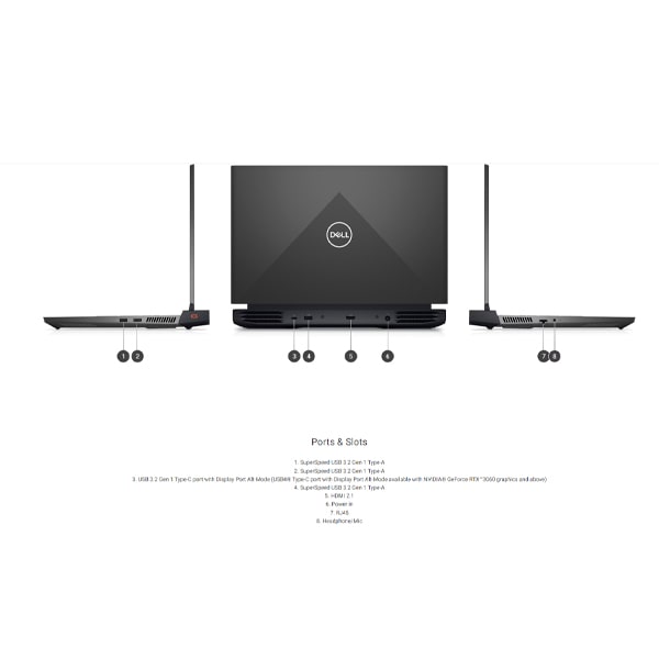 مشخصات و خرید لپ تاپ گیمینگ 15.6 اینچی دل DELL G15 5525 | هانسل
